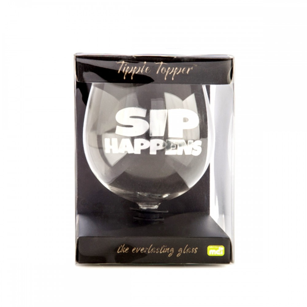 Sip Happens Wine Bottle Tipple Topper